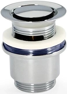 Донный клапан для раковины Uni-Flow 432100CR с переливом, хром