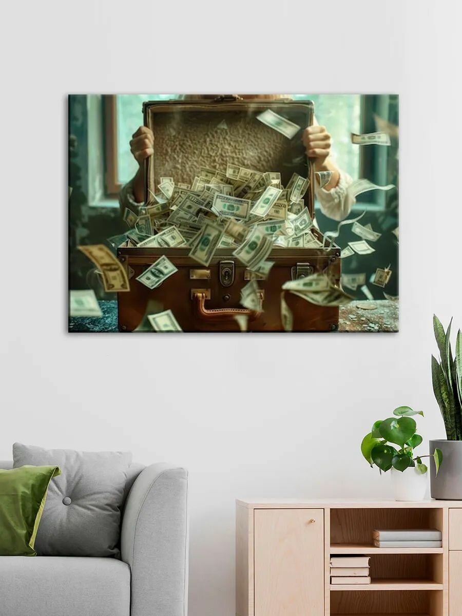 Картина на стену "Денежное дерево", 70x50 см