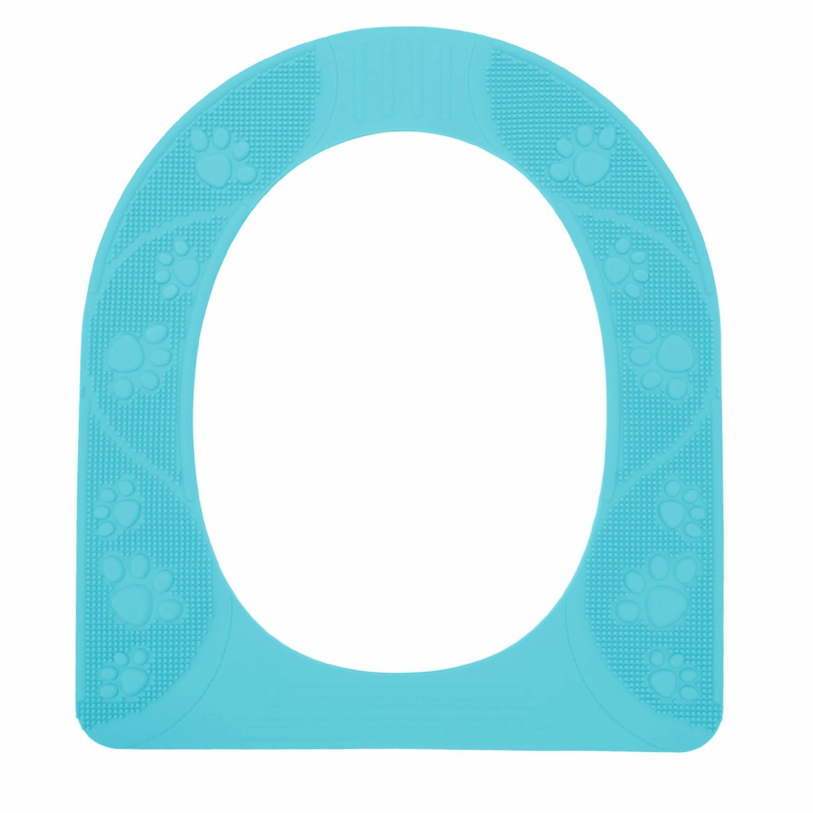 Универсальный всесезонный чехол для унитаза, моющийся силиконовый, нескользящий, небесно-голубой, мягкий, удобный аксессуар для ванной комнаты