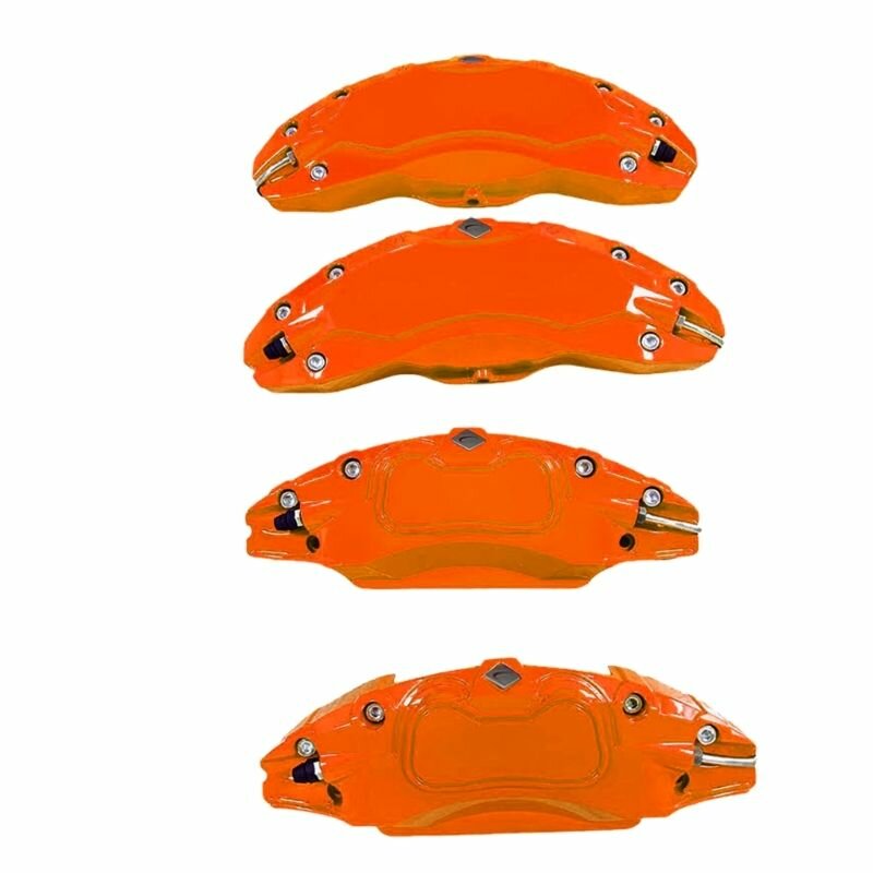 Алюминиевые крышки суппортов для передних и задних тормозов 3 2025, легкая установка, Абрикос