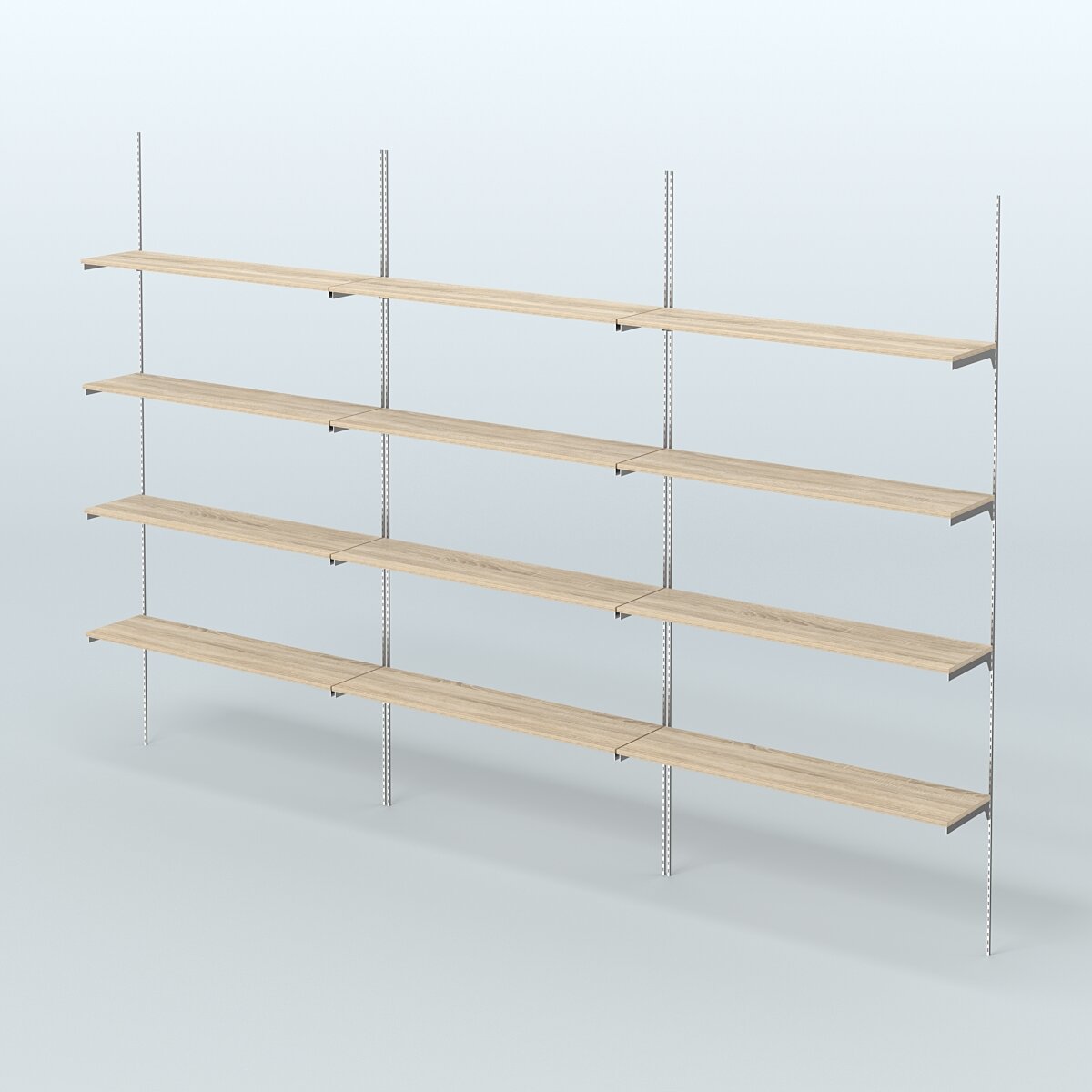 Neo Fix №9 с полками ДСП (3600 мм), Дуб Сонома