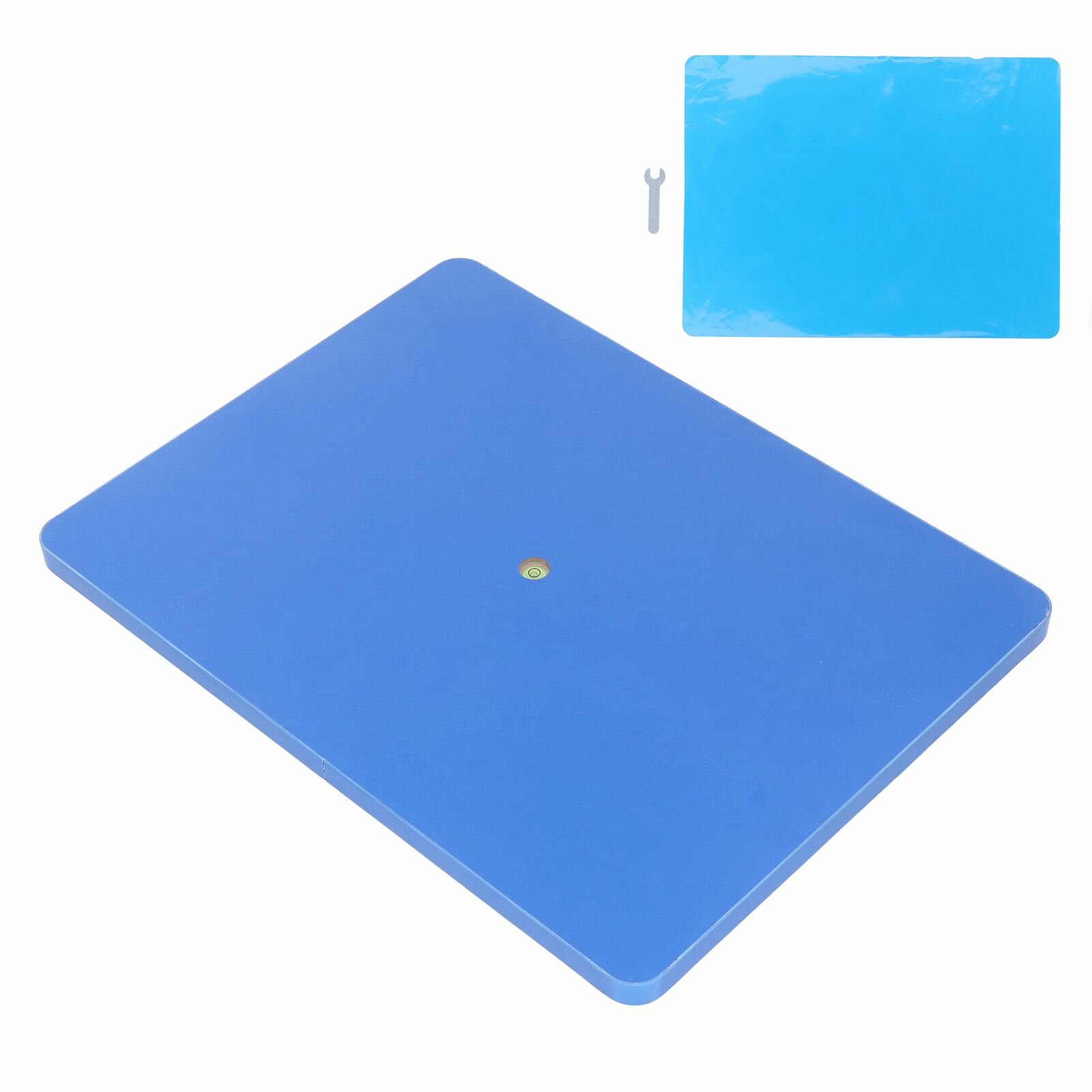 Силиконовый коврик синего цвета для работы со смолой