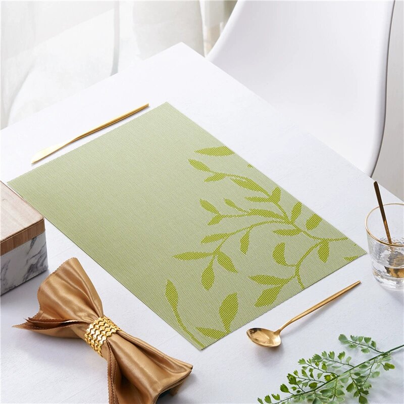 Антискользящая салфетка IKEA "Невидимый мастер", прямоугольная, ПВХ, 47х32 см, зеленая