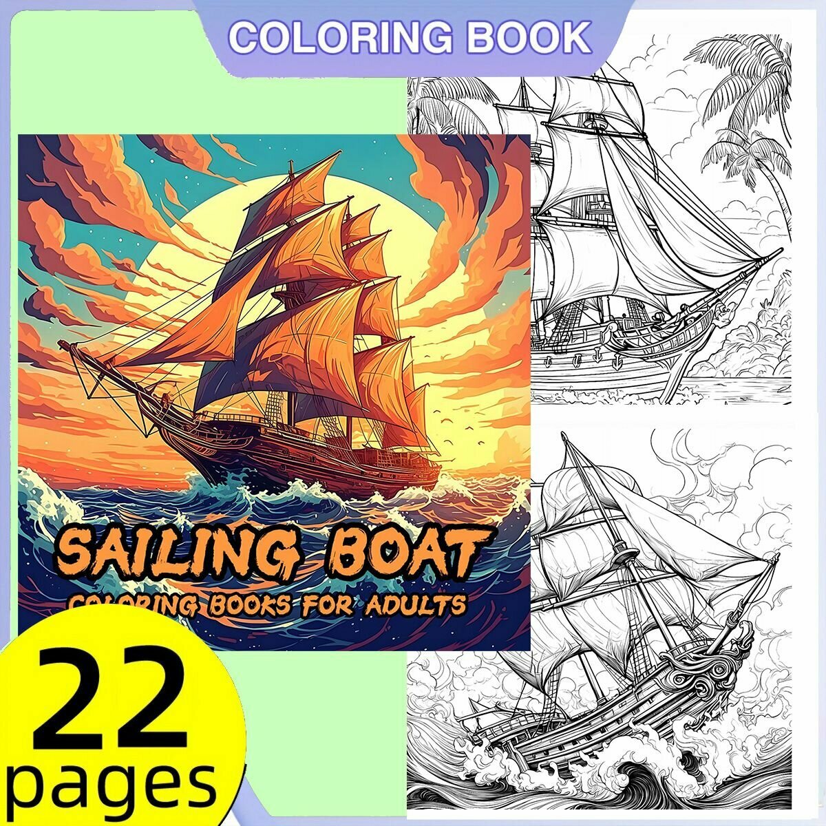 Книга для раскрашивания арт-раскраска для детей и взрослых Творчество, вдохновение и отдых