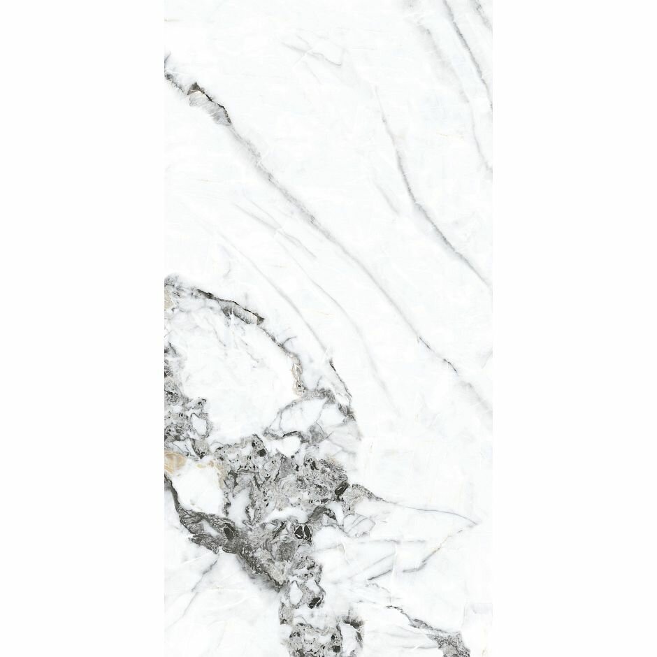 Керамогранит Basconi Home (Баскони Хоме) Bianco Gold Full Body-1 Polished Белый 60x120x0.8 см, BHW-0035-1 (1.44 м2)