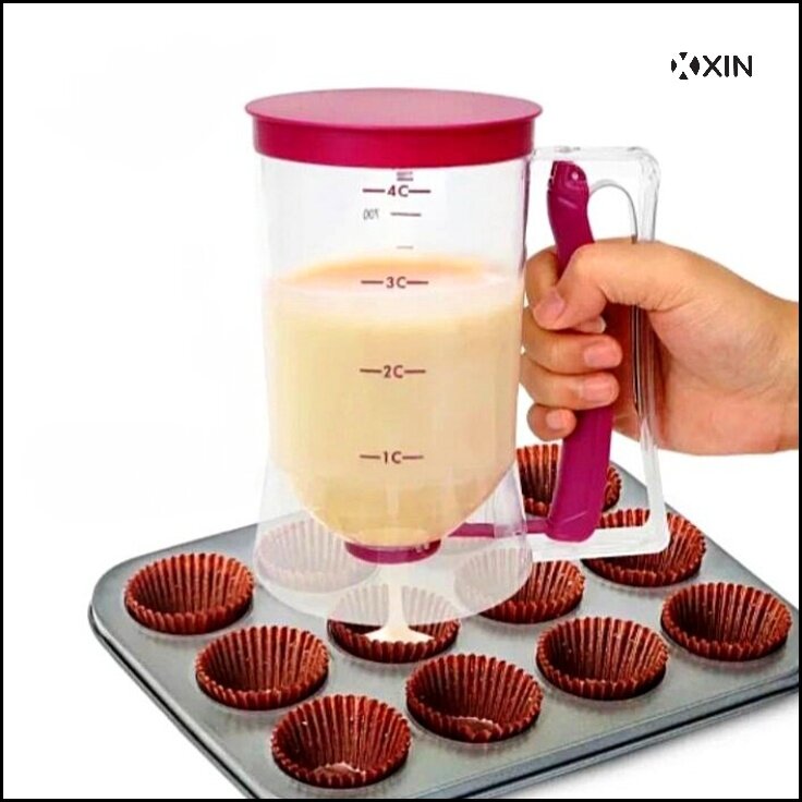 Дозатор Mega Outlet, мерный, многоразовый, пластик, прозрачный, 14х13х16 см