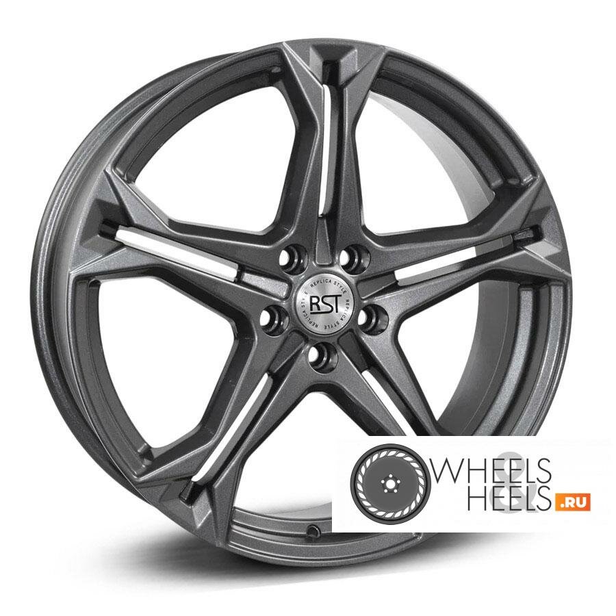Диск автомобильный литой RST R099 19x7.5 5x114.3 et45 dia67.1 Темно - серый глянцевый