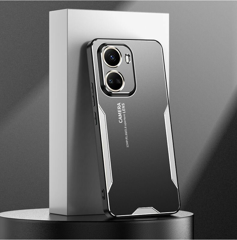 Подходит для Huawei Nova 10 SE ( Хуавей Нова 10 СЕ ), защитная крышка из алюминия, металлическая защитная оболочка + защитное стекло в подарок