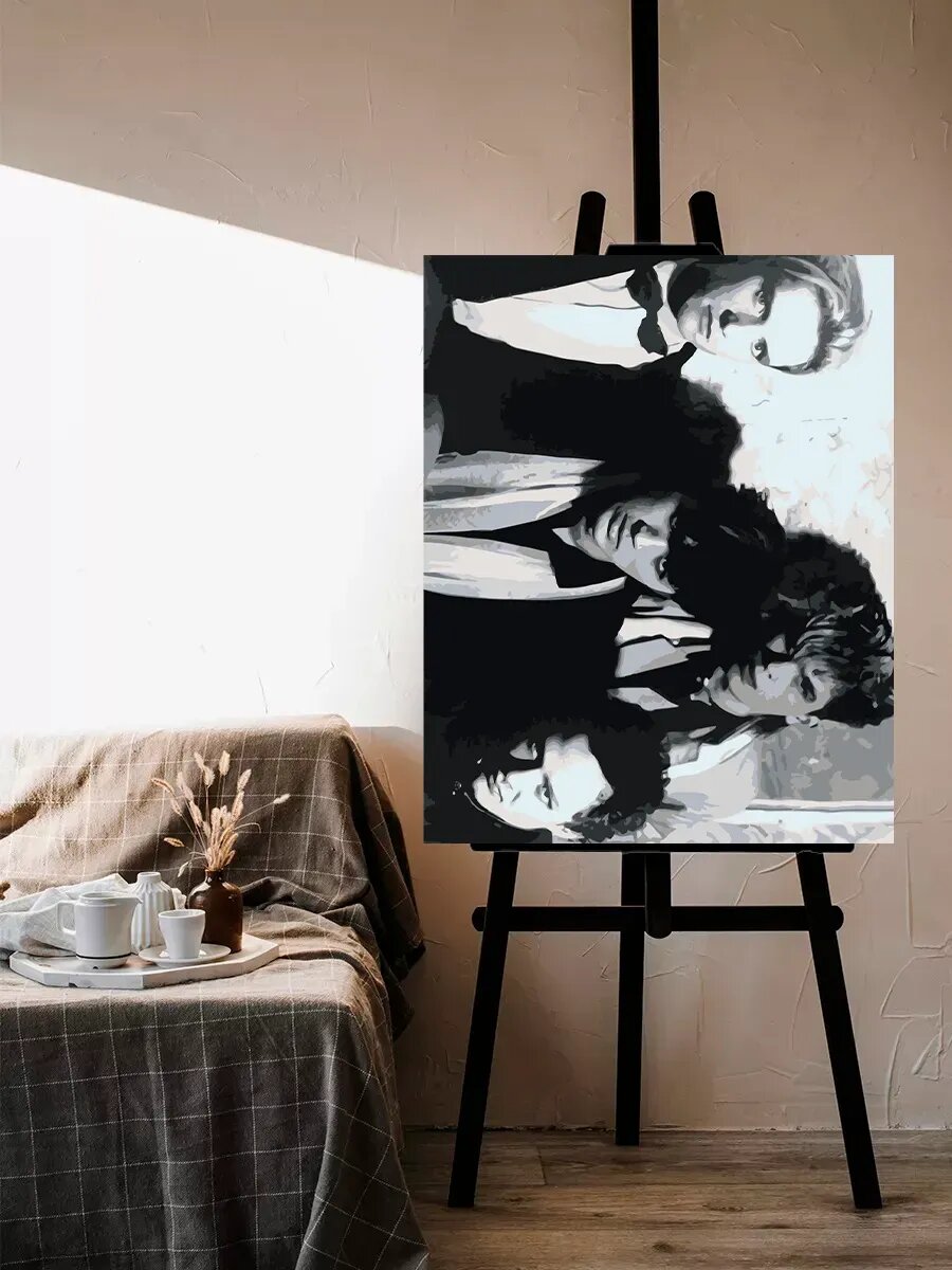 Картина по номерам Советская рок-группа Кино Виктор Цой