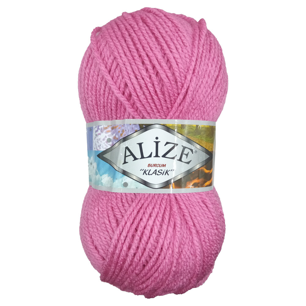 Пряжа для вязания Alize Burcum klasik 178 темно-розовый 100 гр/210 м 100% акрил