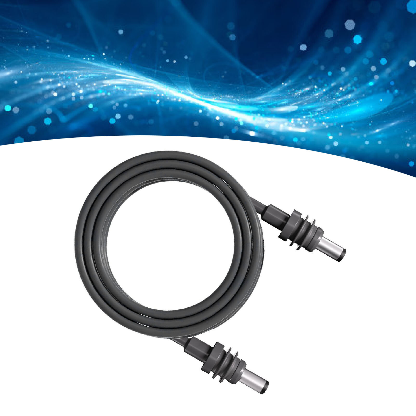 Кабель питания постоянного тока 18AWG, водонепроницаемый, IP68, подключаемый и работающий, резиновый, медный, удлинитель питания для мини-устройств 2 м/6,5 футов