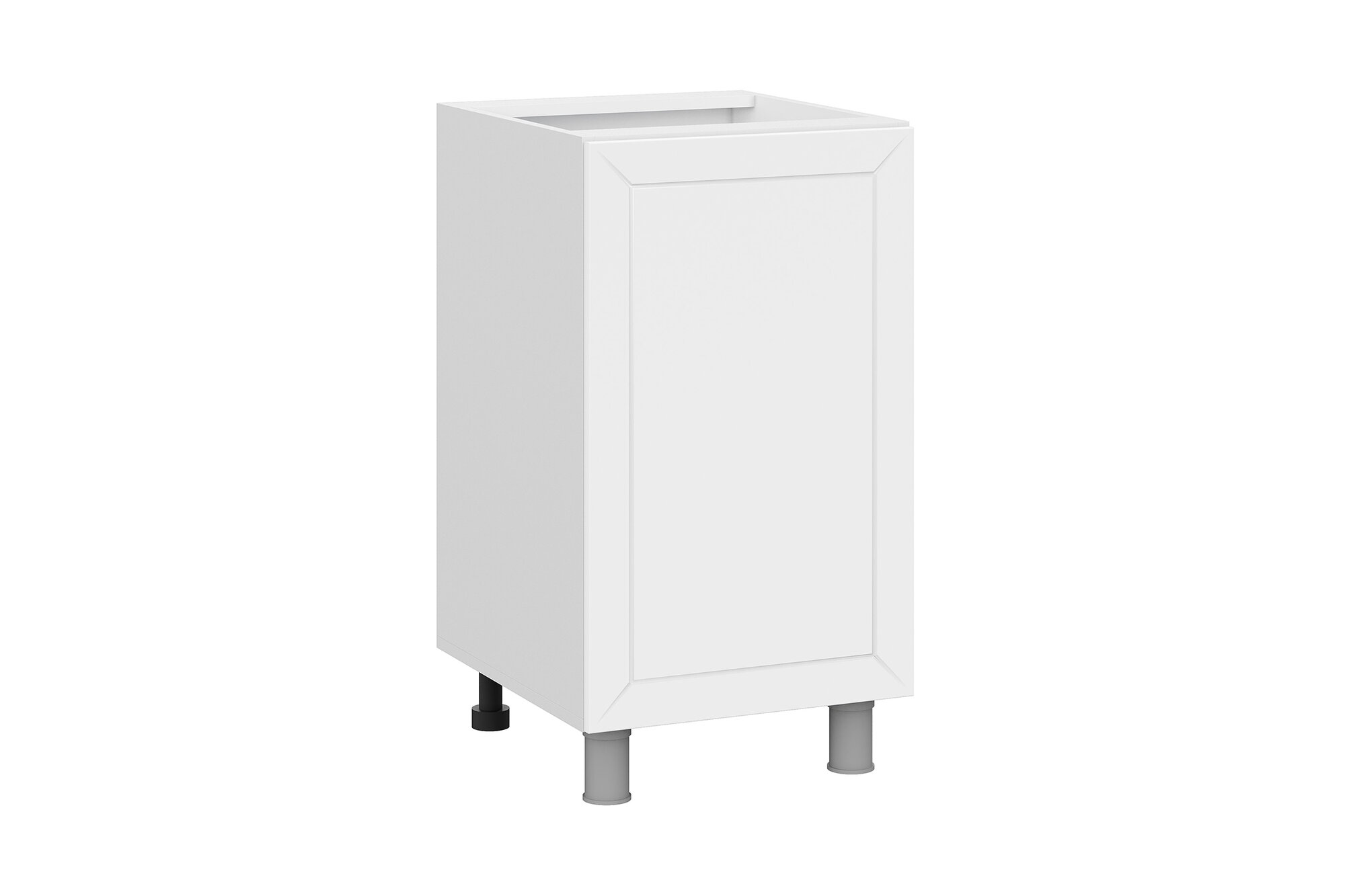 Кухонный модуль напольный Нонтон Лаорна, 45x50x82 см, белый / лунный бархат