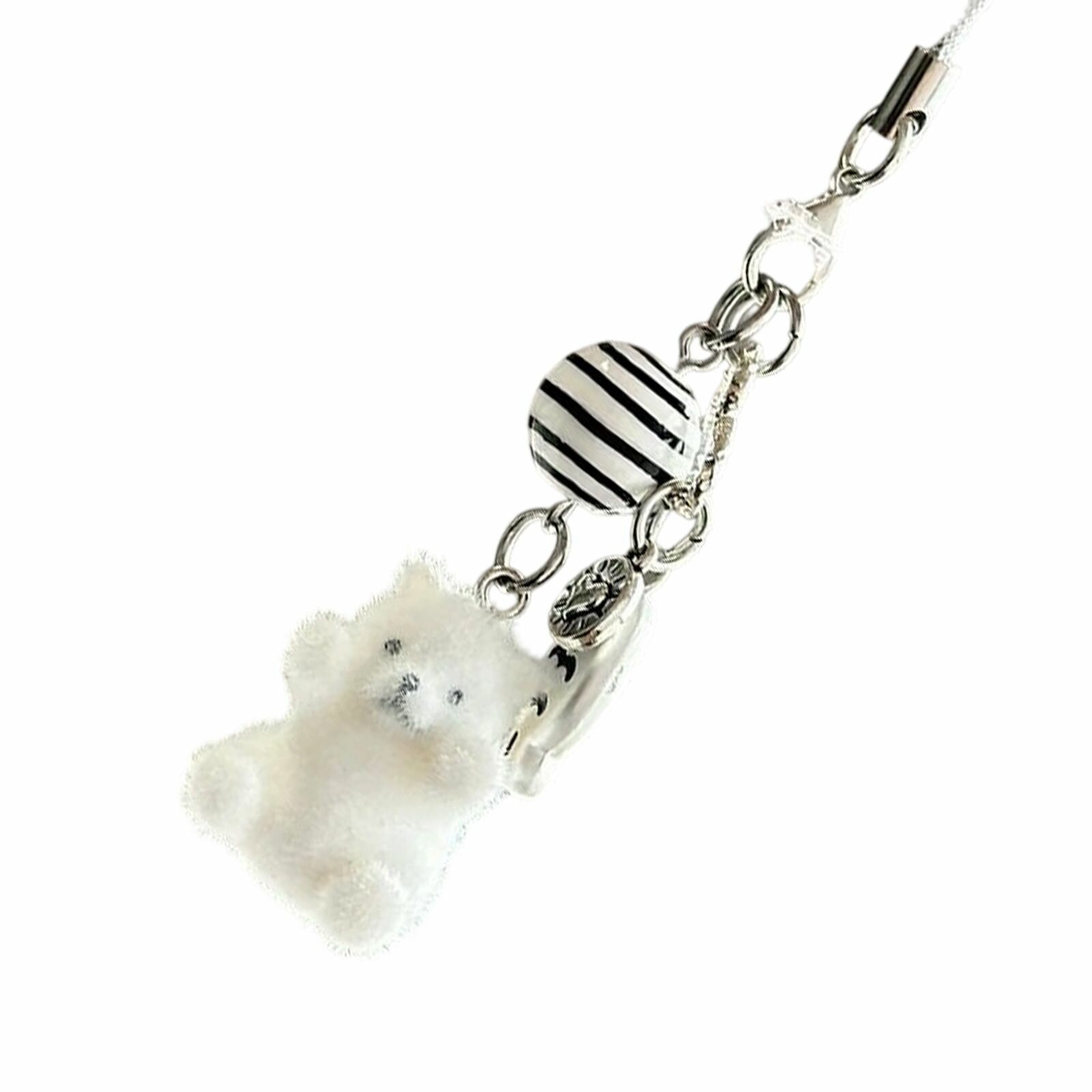 Чехол для телефона с брелоком и шнурком универсальный мультяшным животным принтом