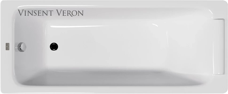 Ванна чугунная Vinsent Veron Italon VIT1707045 170x70 см, белый