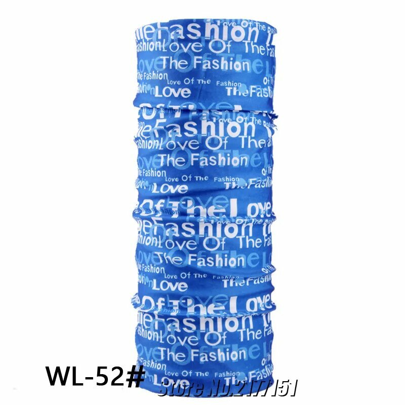 Шарф-бафф "Love The Fashion" синий WL52