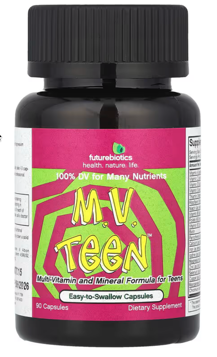 FutureBiotics, M. V. Teen Витамины, минералы для подростков, 90 капсул