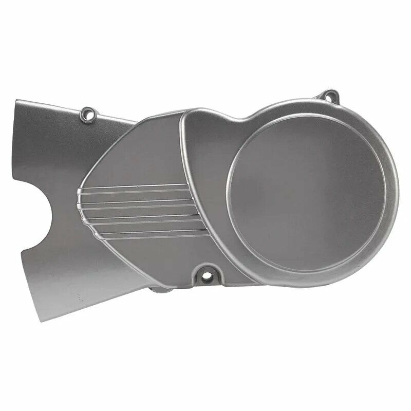 Левая крышка статора двигателя для питбайка 110 см , 125 см , 140 см , серебристая