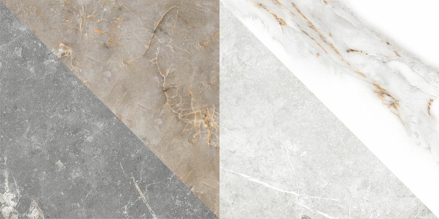 Global Tile Плитка Capella GT Бел геометрия глянц 25x50 8 мм арт. GT98VG (цена за 1.375 м2)