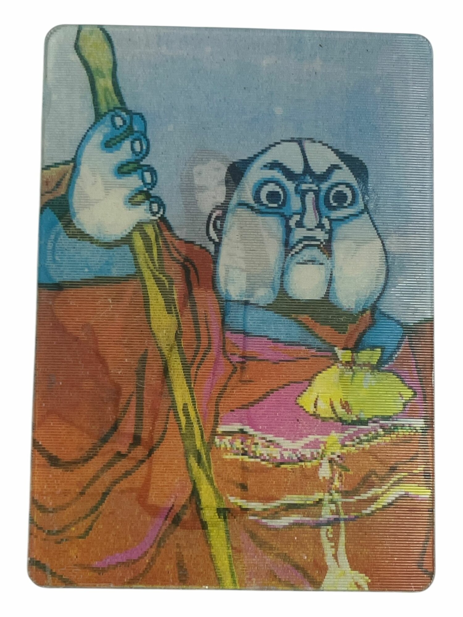 Советский винтажный переливающийся календарь, советская мультипликация, сделано в СССР