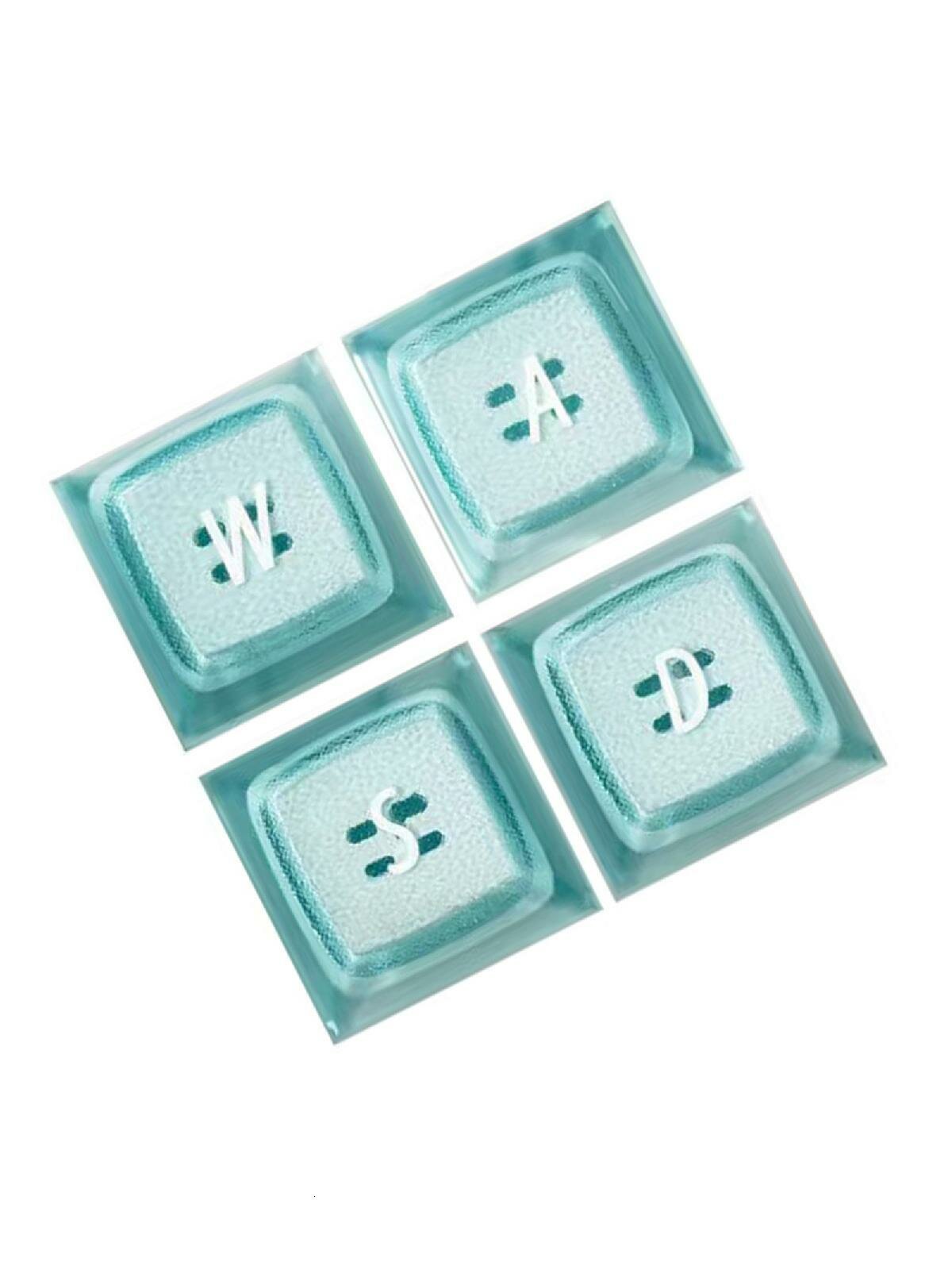 4-клавишная EMA с регулируемой высотой и подсветкой WASD - синяя