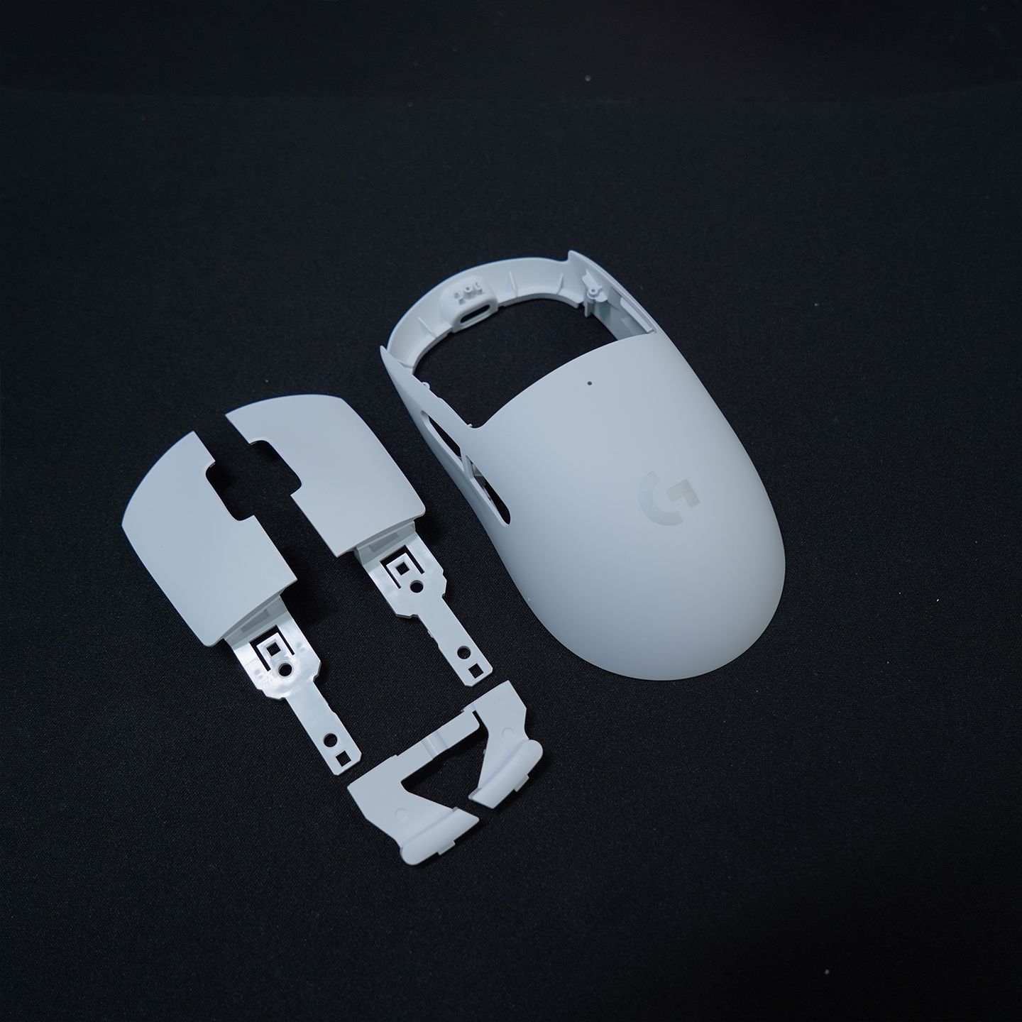 Logitech GPW3 мышь верхняя оболочка аксессуар, белый, 4-шт комплект для кастомизации и замены
