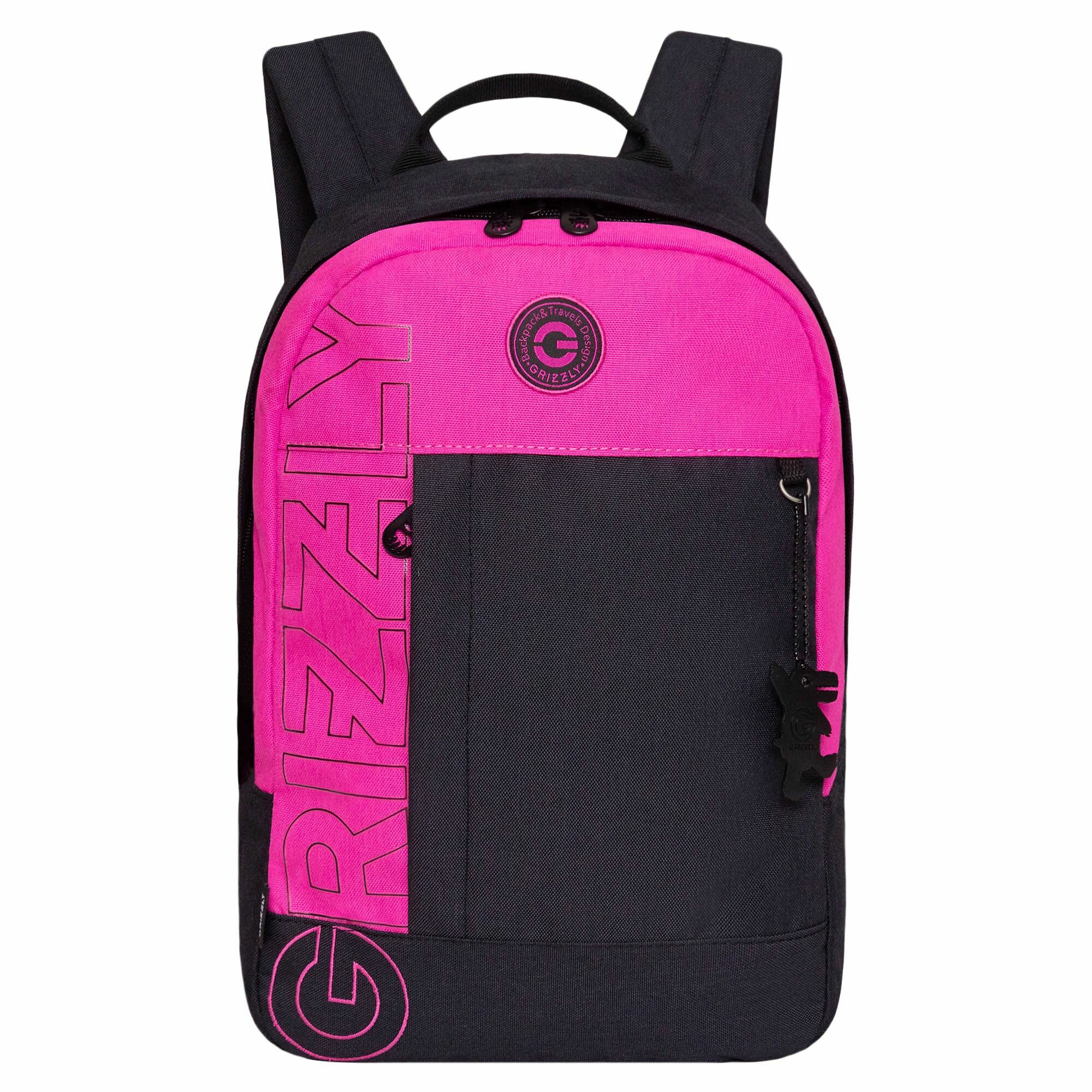 Стильный городской рюкзак GRIZZLY с отделением для ноутбука 13", женский, RXL-427-2