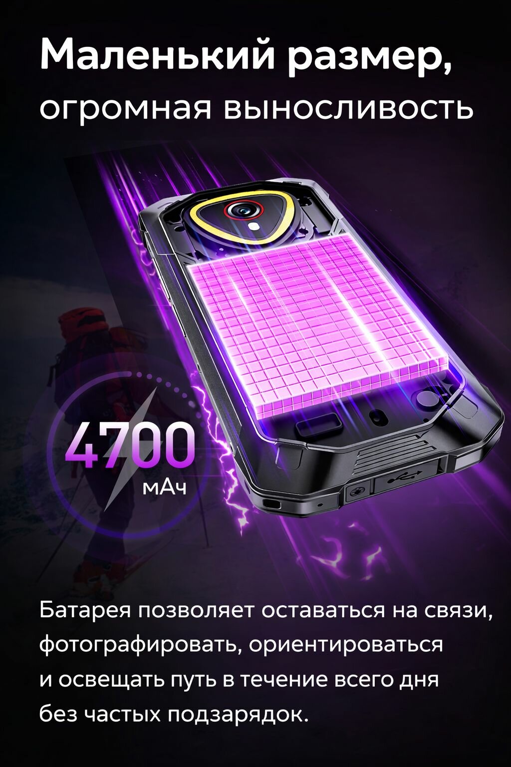 Смартфон Cubot King Kong mini 4 — фото 1