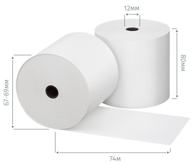 Ролики д/касс 80х74 м. х вт.12 мм из т/б 8шт/уп, 6уп/кор. 858926