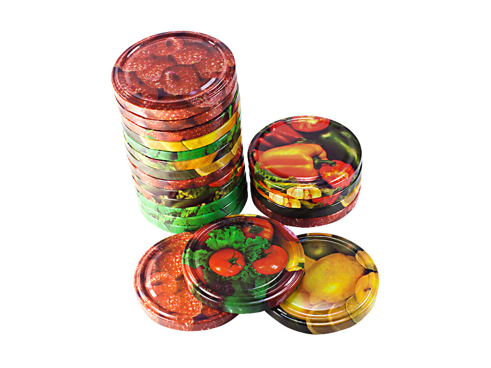 Крышки винтовые Твист-Офф D=66мм Полинка 20шт/уп, (Беларусь)