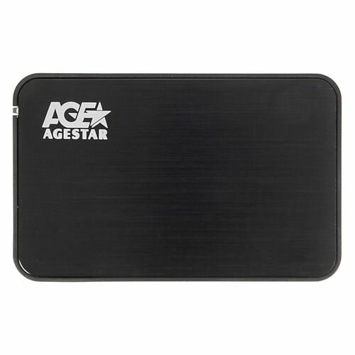 Внешний корпус для HDD/SSD AgeStar 3UB2A8-6G, черный