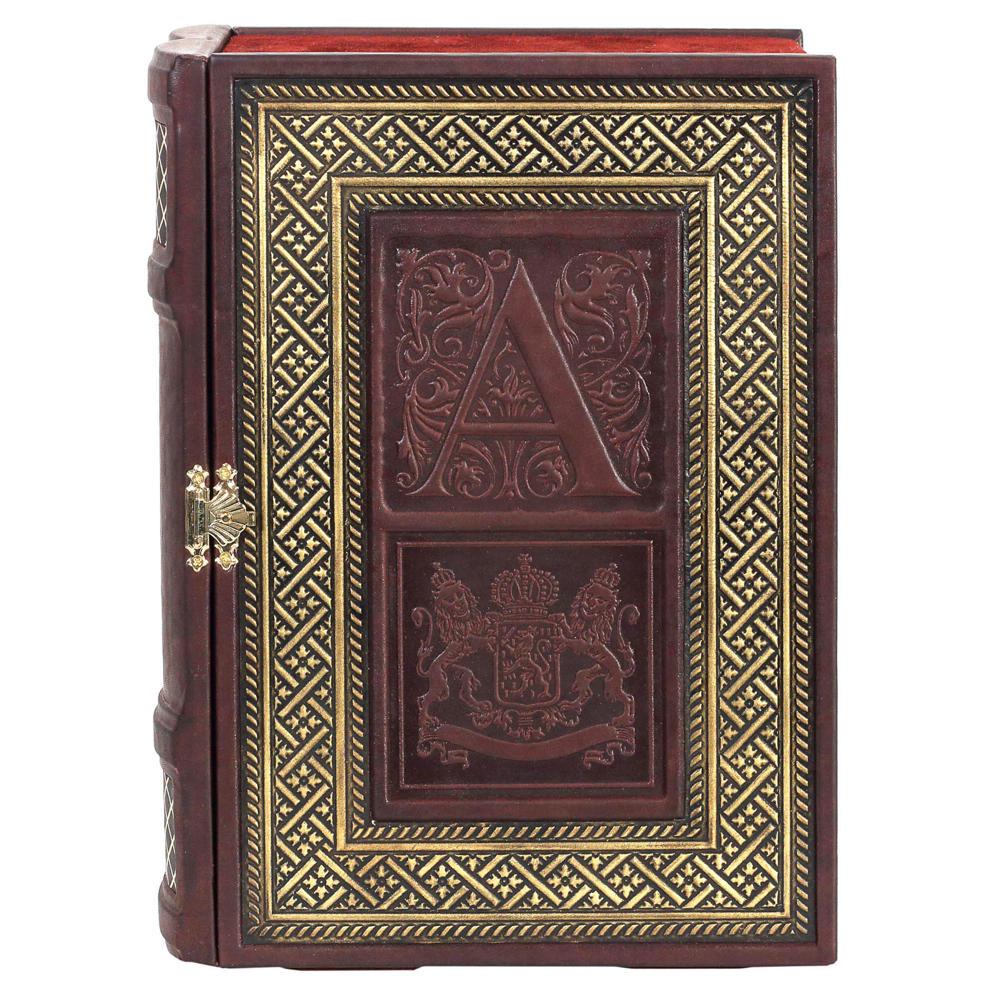 Макей Книга-бар малый «Двухтомник». Цвет бордо