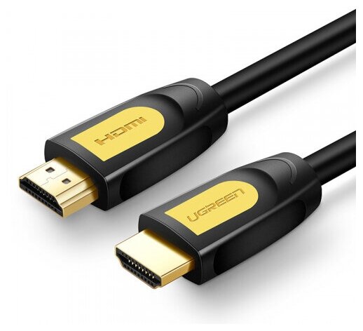 Кабель Ugreen HDMI 4K, 2 м, черный с желтым (10129)