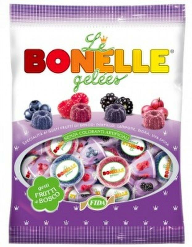 Мармелад ассорти (ежевика, малина, черника, крыжовник) безглютеновый BONELLE 160 г