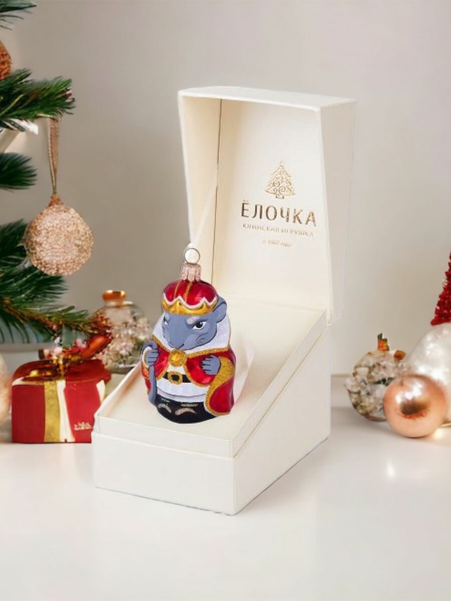 Елочная игрушка "Мышиный король"