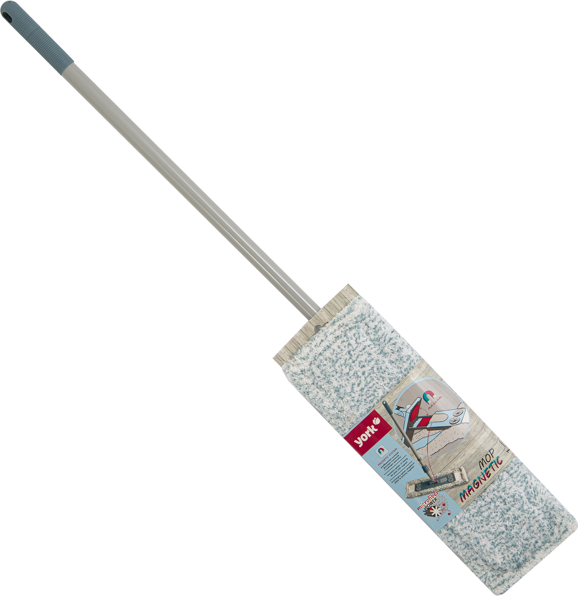 Швабра York Magnetic с магнитной защелкой