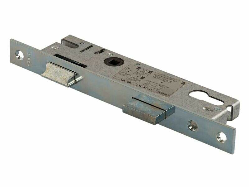 Замок однозапорный ригель с фалевой защелкой, 28/PZW/F24/35/92/8, 3244321