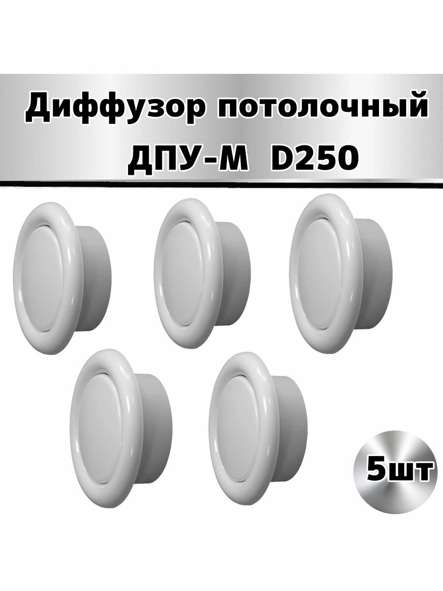 Диффузор пластиковый D250 мм.-5 шт