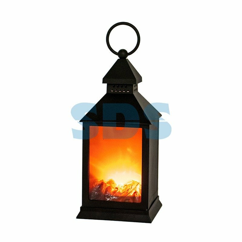 Лампы светодиодные Neon-Night Светодиодный камин Волшебный фонарь с эффектом живого огня 11х11х24,5 см, батарейки 3хАА (не в комплекте)