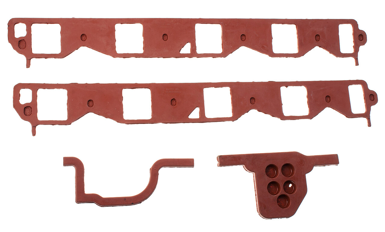 Прокладка ГАЗ-53,66 коллектора впускного комплект (красная)