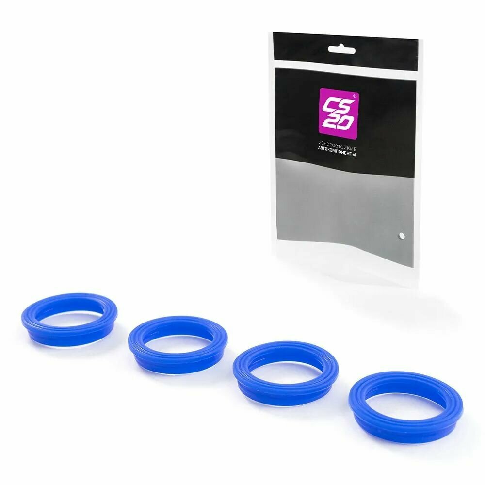 Сальники свечных колодцев для ГАЗ 3302, 2705 ГАЗель, 2310, 2217, 2752 Соболь (дв. ЗМЗ 405 Е3), комплект 4 шт. серии PROFI арт 09751