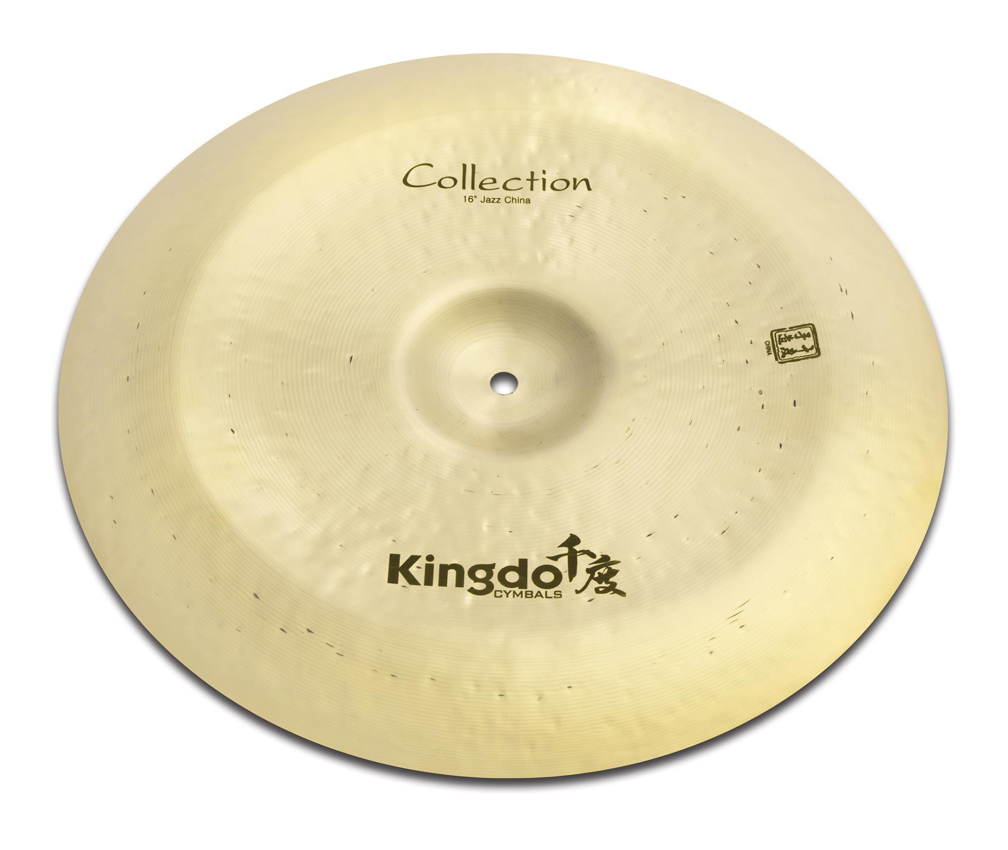 KINGDO 16" COLLECTION JAZZ CHINA Тарелка чайна 16" , сплав B20, Thin , ручная ковка, глубокое и темное звучание, быстрое затухание