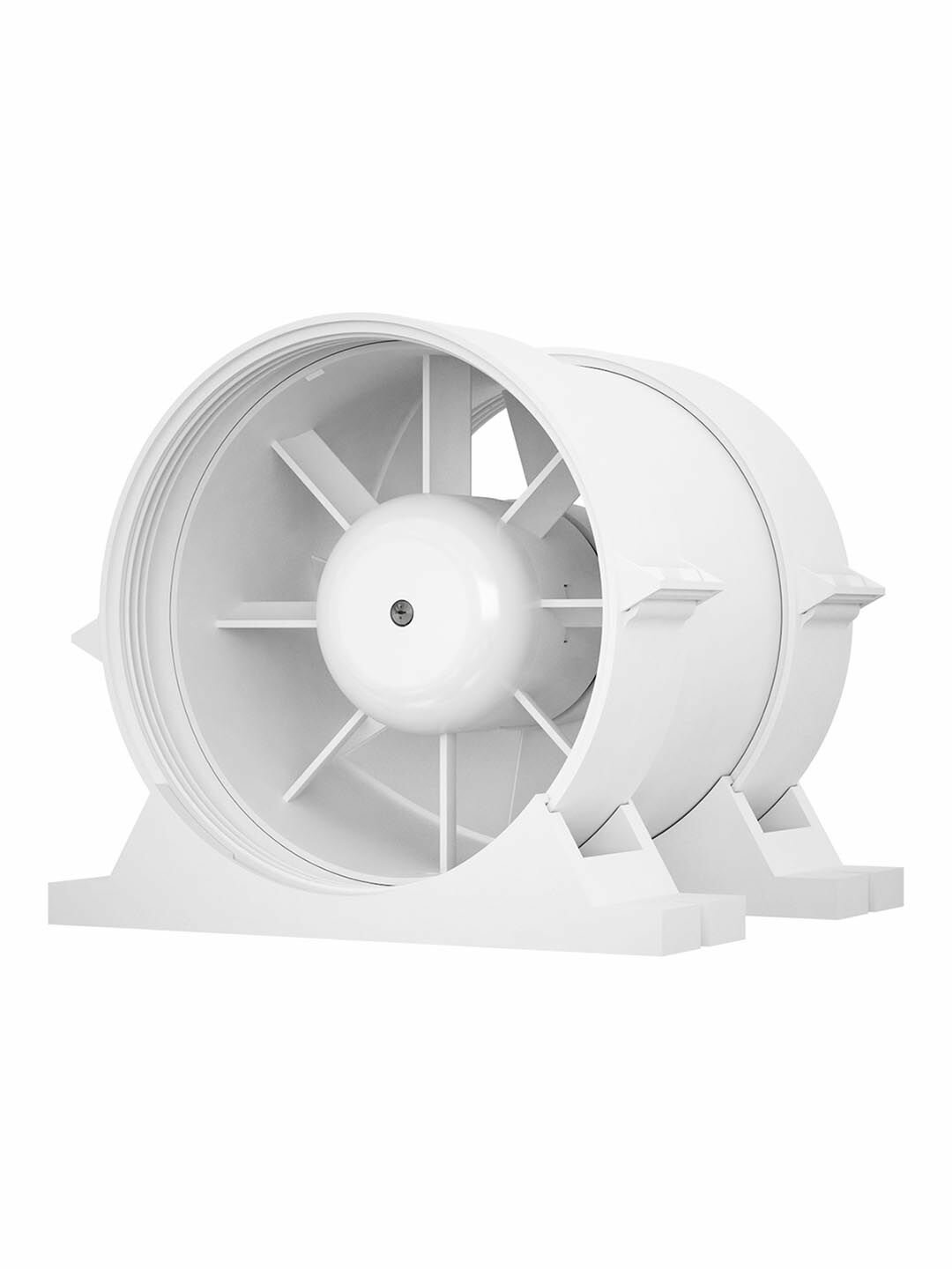 Вентилятор осевой Diciti канальный, приточно-вытяжной, диаметр 125 мм, с крепежным комплектом