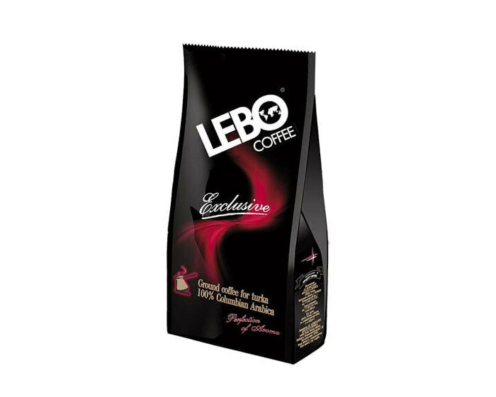 Кофе Lebo EXCLUSIVE, молотый, 100%, арабика, 100г, мягкий пакет