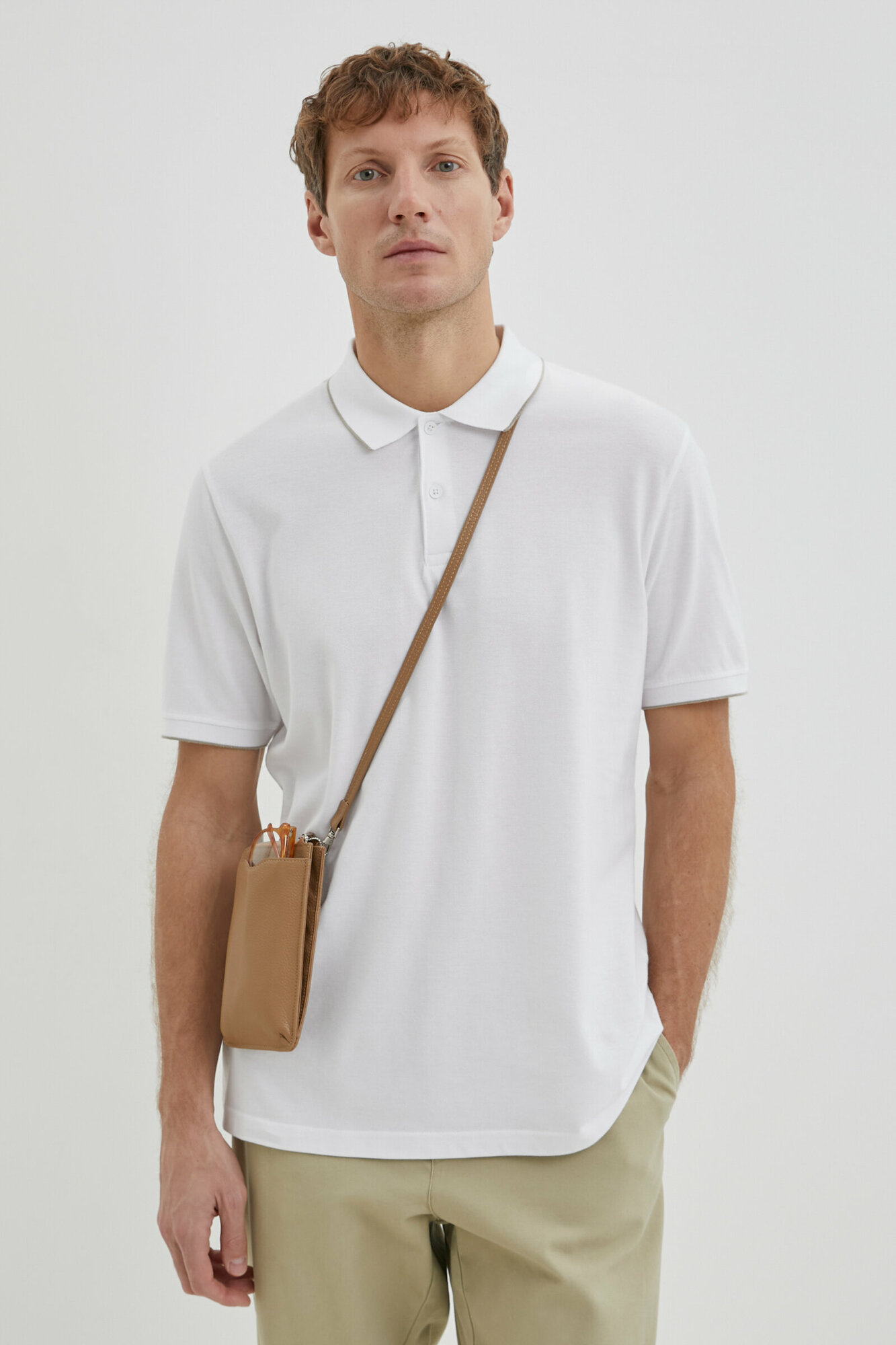 Поло с коротким рукавом