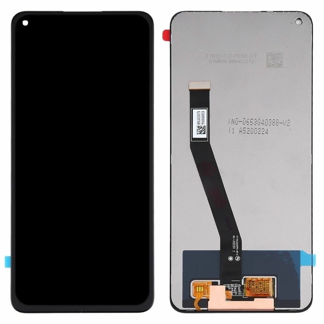 Дисплей Xiaomi Redmi Note 9 (M2003J15SC) черный с сенсором (OR ref in-Cell)