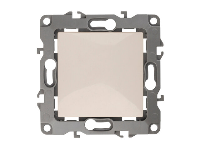 ЭРА выключатель 1-клавишный серия 12, слоновая кость, настенный электротехнический прибор