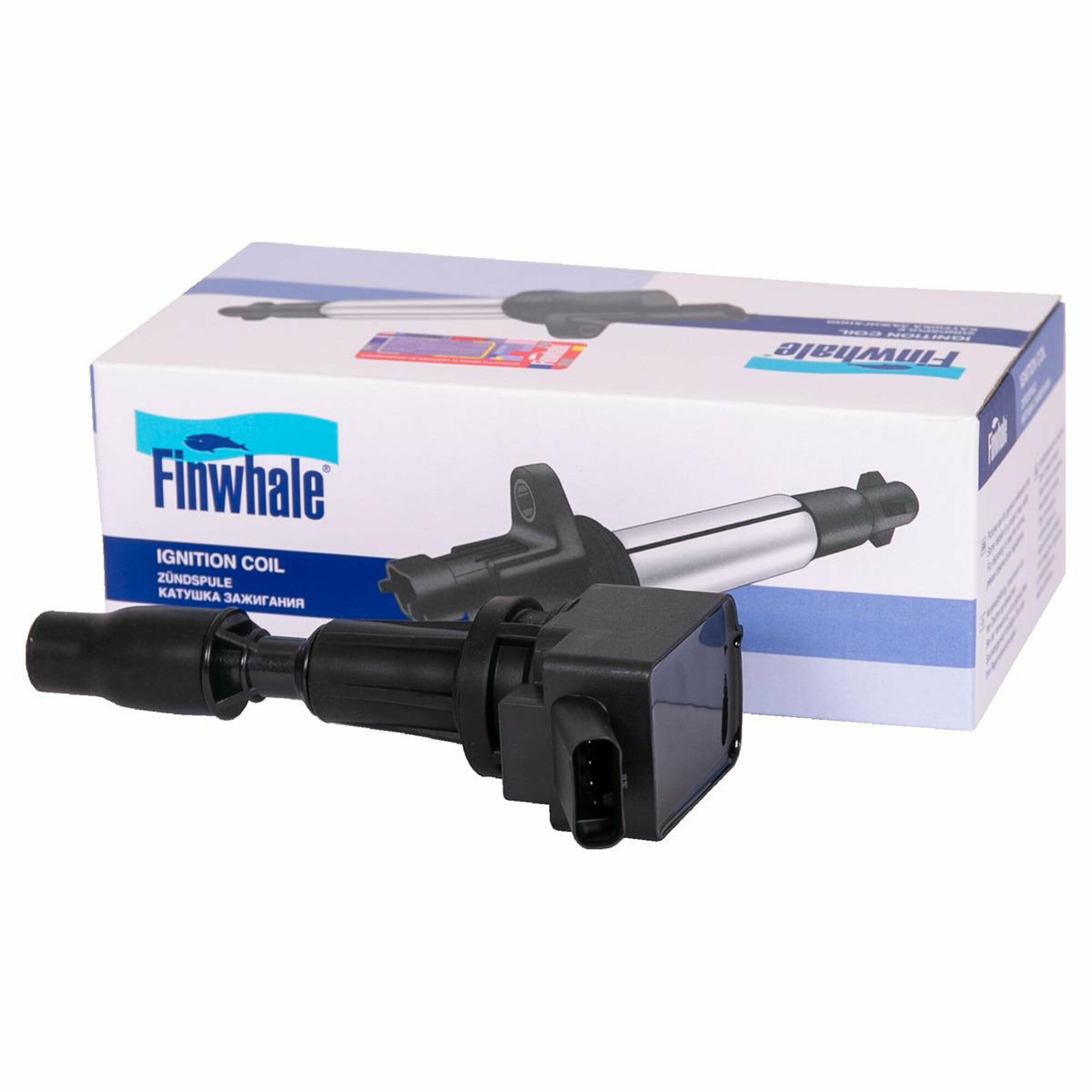 Катушка зажигания Hyundai i30 (PDE, PDEN) 2.0, Sonata VII 2.4, Santa FE IV 2.4, Soren FINWHALE