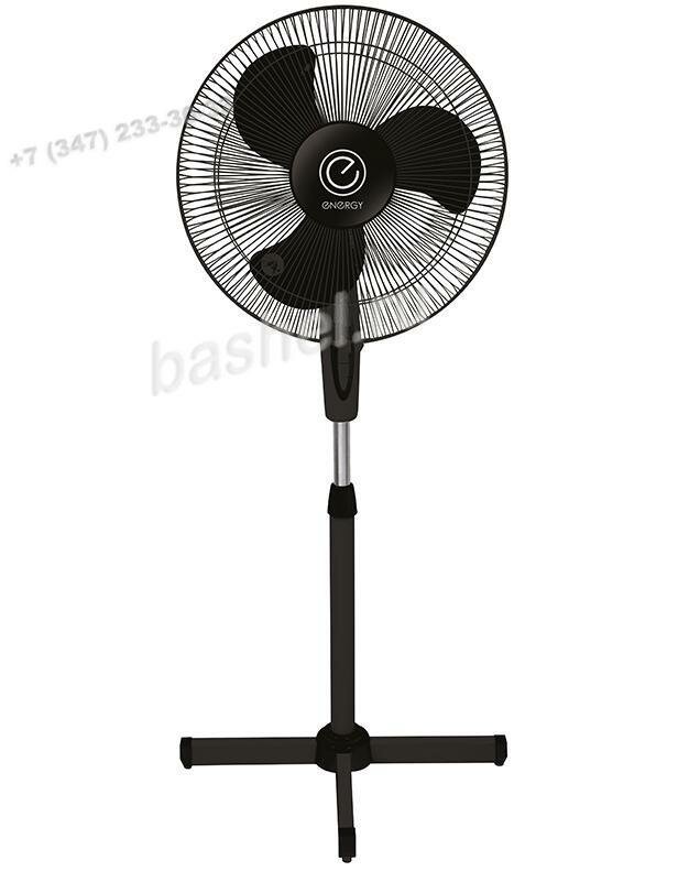 Вентилятор напольный Energy EN-1663s чёрный 40 Вт, 3 скор, d=40 см, h=125 см, поворот.