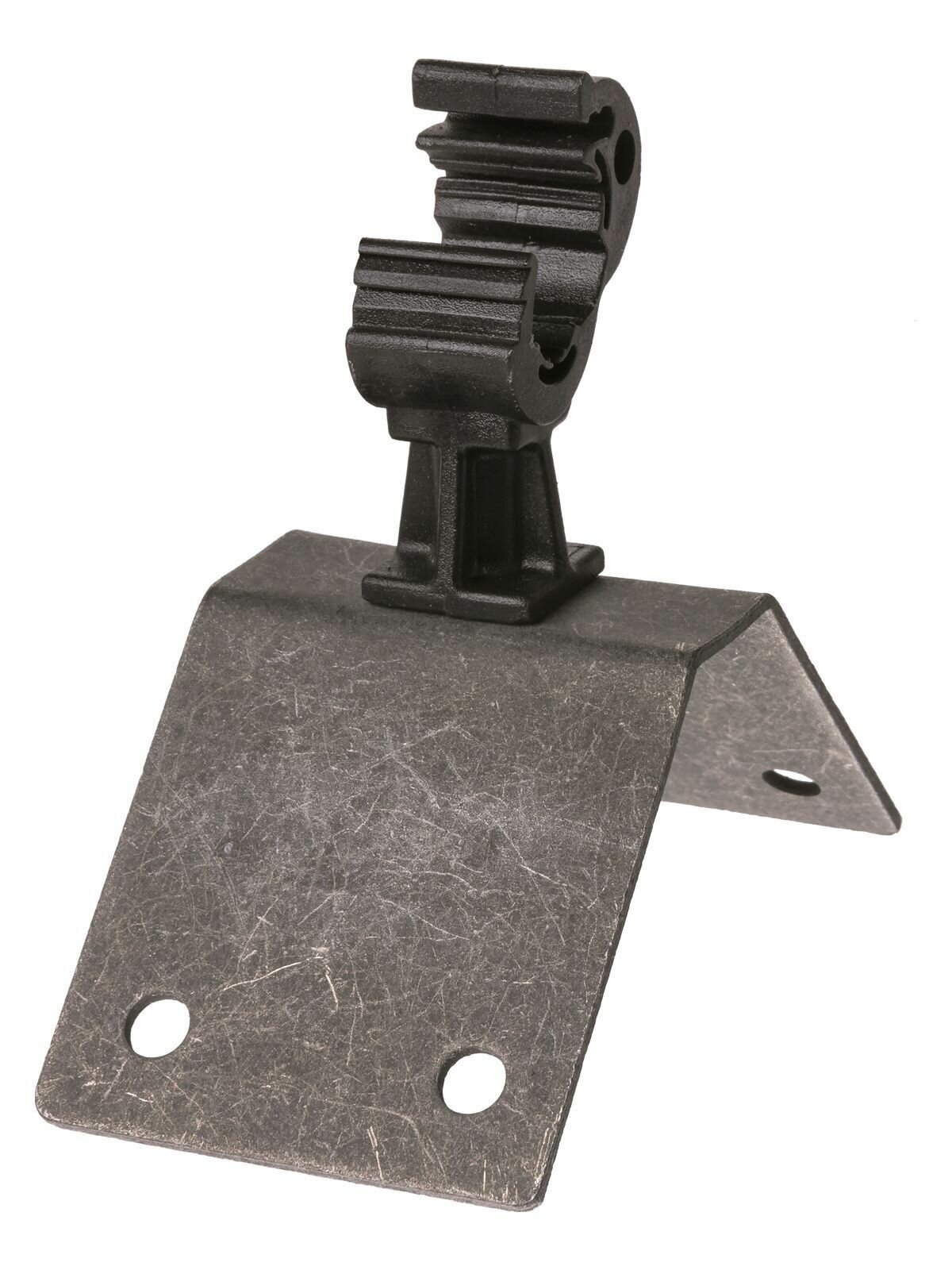 Держатель коньковый для прута 8-10 мм, полимерный фиксатор, гор. цинк. TDM