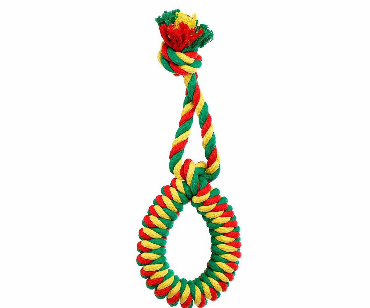 Игрушка для собак средних пород Doglike кольцо канатное среднее dental knot d-2360